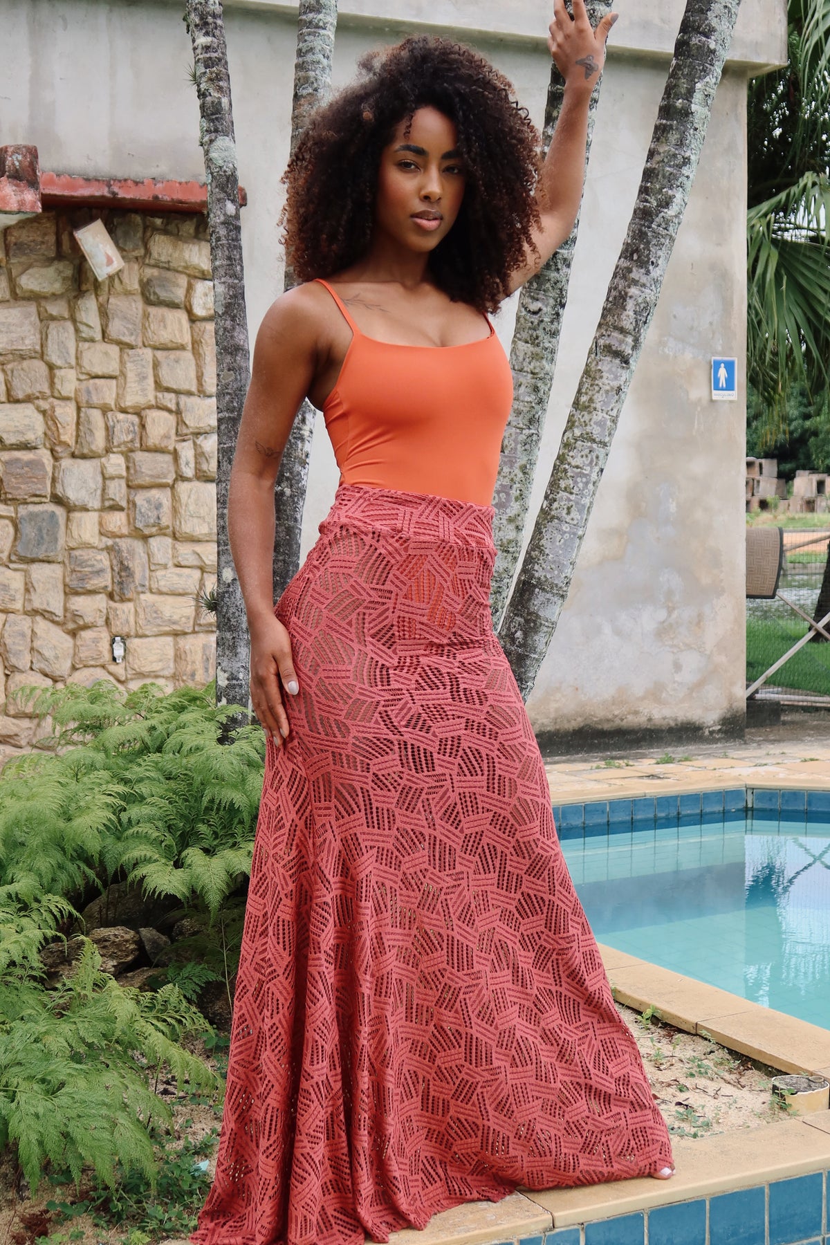 Brown Mermaid Skirt | Chandra Maharaj Designs
